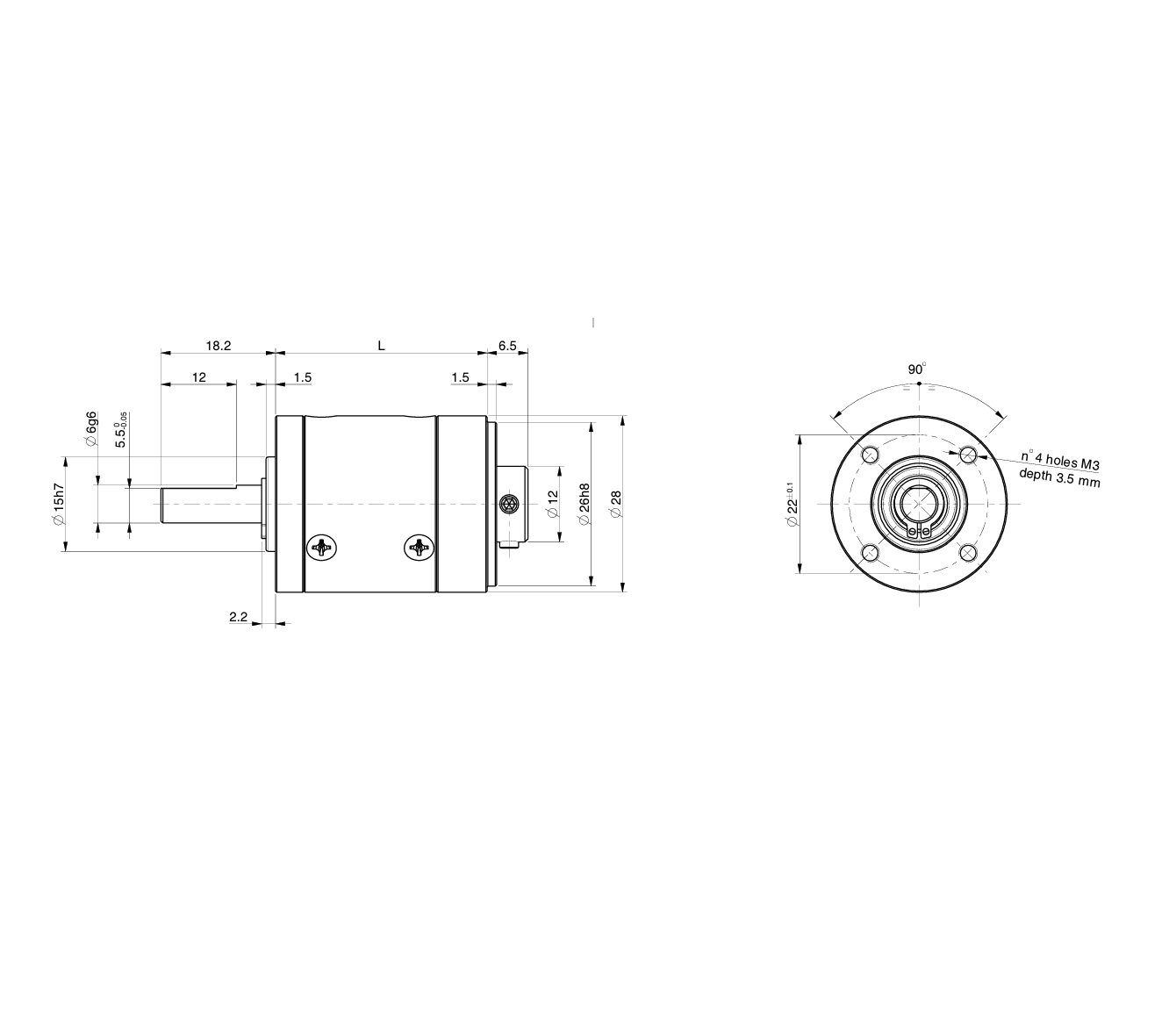 MP 35 mm diameter multiplier | Microingranaggi